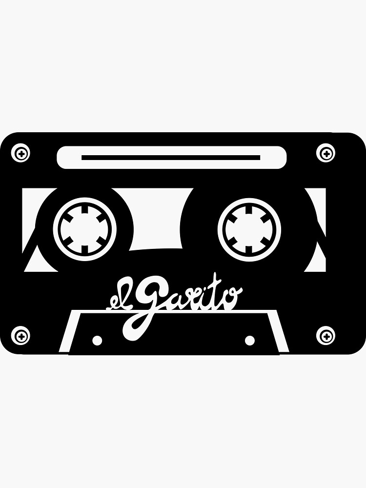 "El Garito Mix Tape | Black" Sticker for Sale by ElGarito | Redbubble