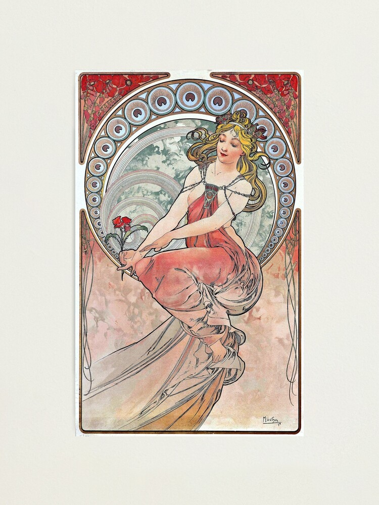 Lámina fotográfica «La Peinture -Alphonse Mucha -Art Nouveau Mucha ... Lámina fotográfica «La Peinture -Alphonse Mucha -Art Nouveau Mucha ...