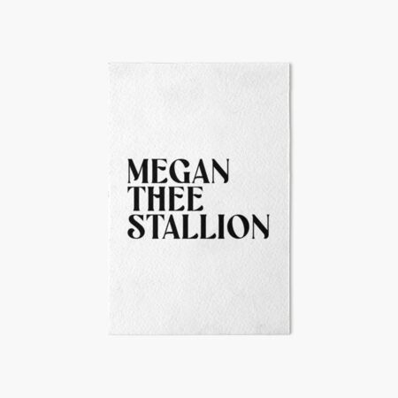 "Megan Thee Stallion Merch Megan Thee Stallion Logo" Art Board Print ...