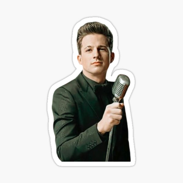 "Charlie Puth" Sticker for Sale by Tybrekir | Redbubble
