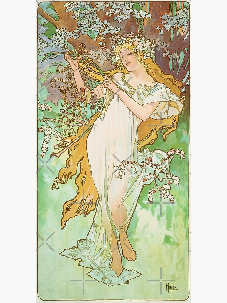 "Les Saisons 2 -Alphonse Mucha -Art Nouveau Mucha -Vintage Alphonse ...