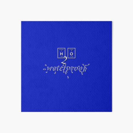 "H2O Waterproof Periodical Design Funny Water Table of Elements Hydro ...