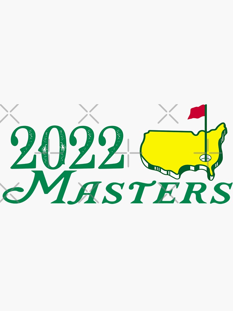 "white masters bucket hat,golf bucket hats" Sticker for Sale by ...