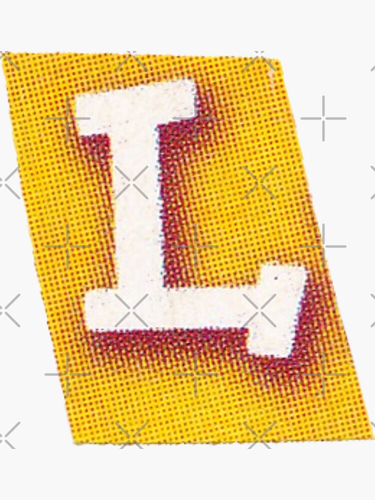 "Ransom Note Letter L | Lettering, Lettering alphabet" Sticker for Sale ...