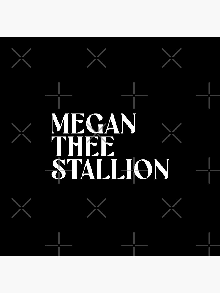"Megan Thee Stallion Merch Megan Thee Stallion Logo" Pin for Sale by ...
