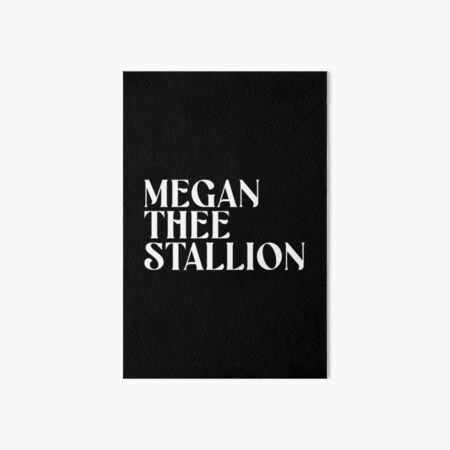 "Megan Thee Stallion Merch Megan Thee Stallion Logo" Art Board Print ...