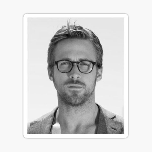 "ryan gosling " Sticker for Sale by panpan10 | Redbubble