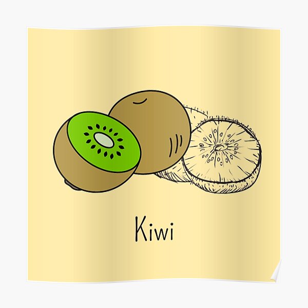"Kiwi" Poster for Sale by OneVibes | Redbubble