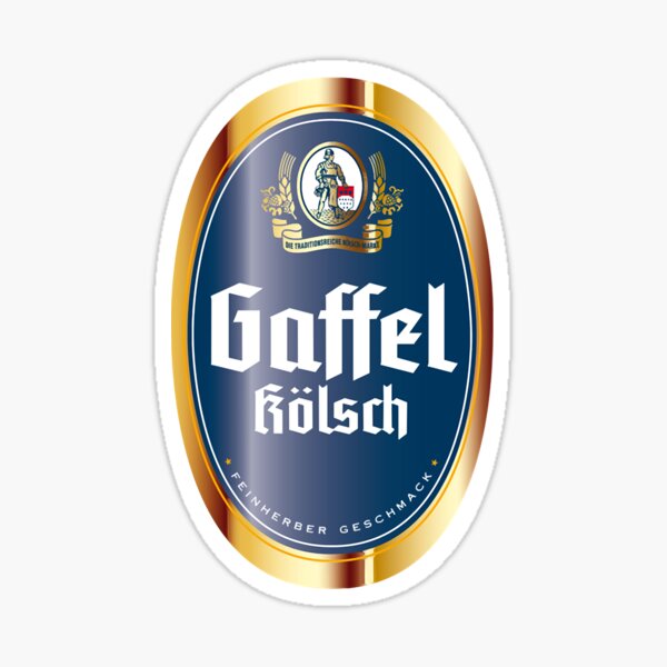 "Gaffel Kölsch merch" Sticker for Sale by Rachaelenderson | Redbubble