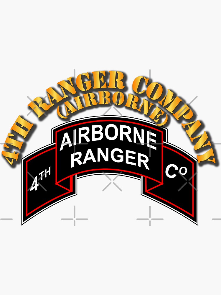 "SOF - 4th Ranger Co w Txt" Sticker for Sale by twix123844 | Redbubble