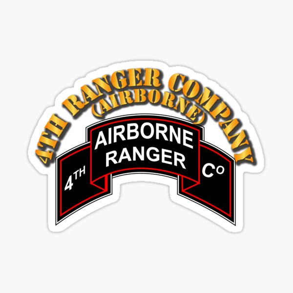 "SOF - 4th Ranger Co w Txt" Sticker for Sale by twix123844 | Redbubble