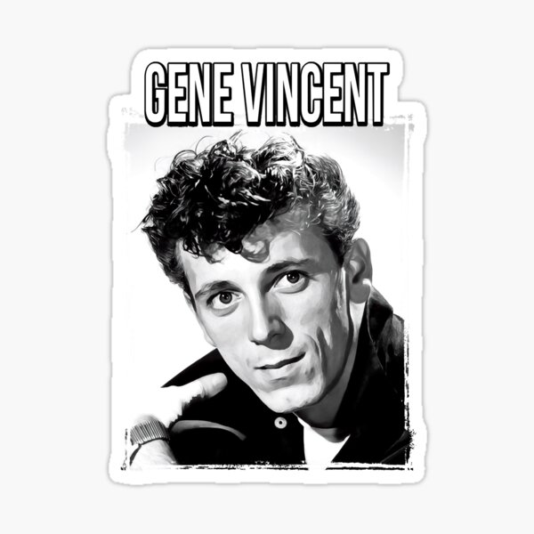 "Gene Vincent" Sticker for Sale by AnnaCraft | Redbubble