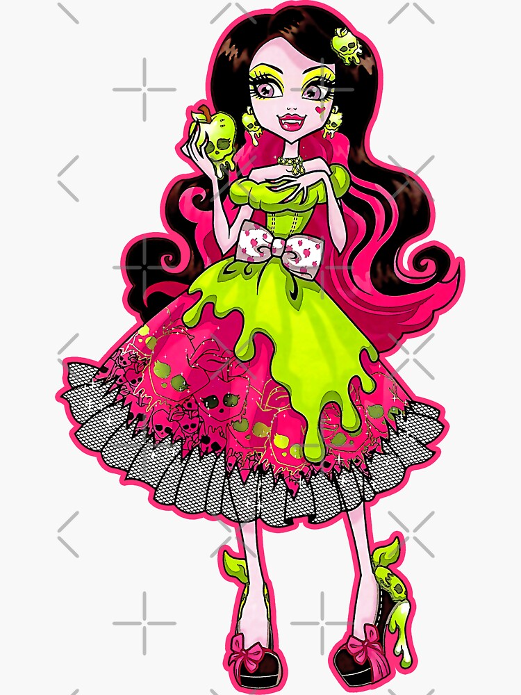 "SCARILY EVER AFTER DRACULAURA (BLACK)" Sticker for Sale by ...