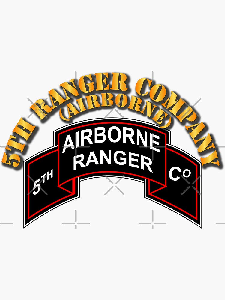 "SOF - 5th Ranger Co w Txt" Sticker for Sale by twix123844 | Redbubble