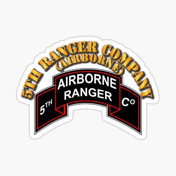 "SOF - 5th Ranger Co w Txt" Sticker for Sale by twix123844 | Redbubble