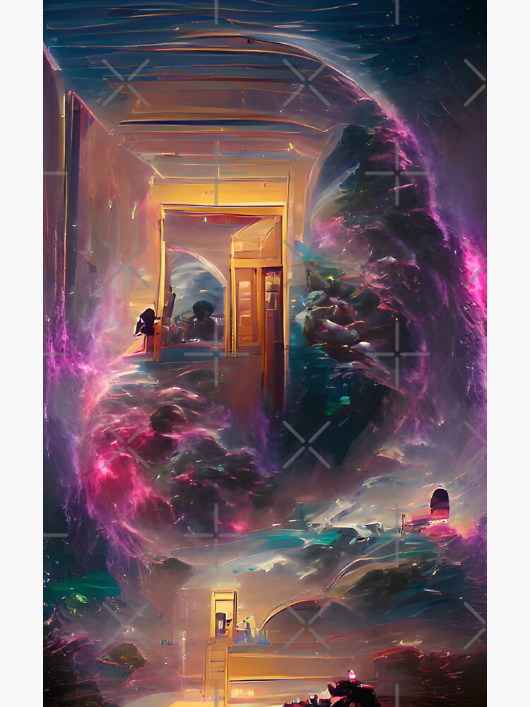 "Dimensional Door" Sticker for Sale by Le-PapillonArt | Redbubble