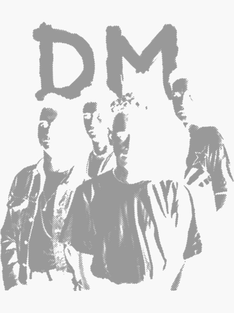 "DM - 80s synth pop Premium " Sticker for Sale by VIINTAGRAD | Redbubble