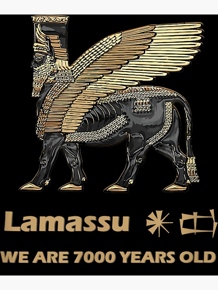 "Lamassu Mesopotamia Landmarks Iraq Ancient Landmarks " Poster for Sale ...
