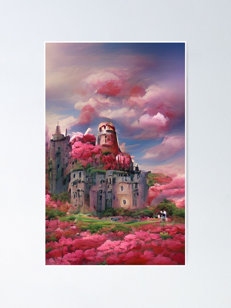 "Rose Castle" Poster for Sale by Le-PapillonArt | Redbubble