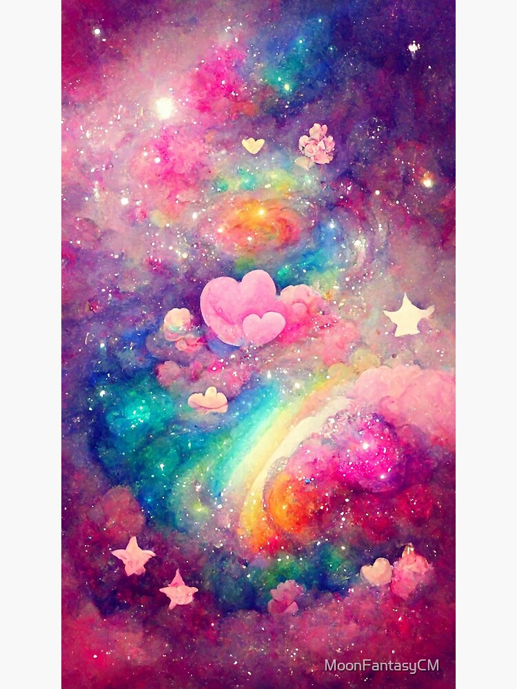 "Rainbow Cosmos 3" Poster for Sale by MoonFantasyCM | Redbubble