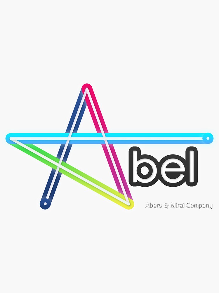 "abel logo" Sticker for Sale by Abel-Maestre | Redbubble