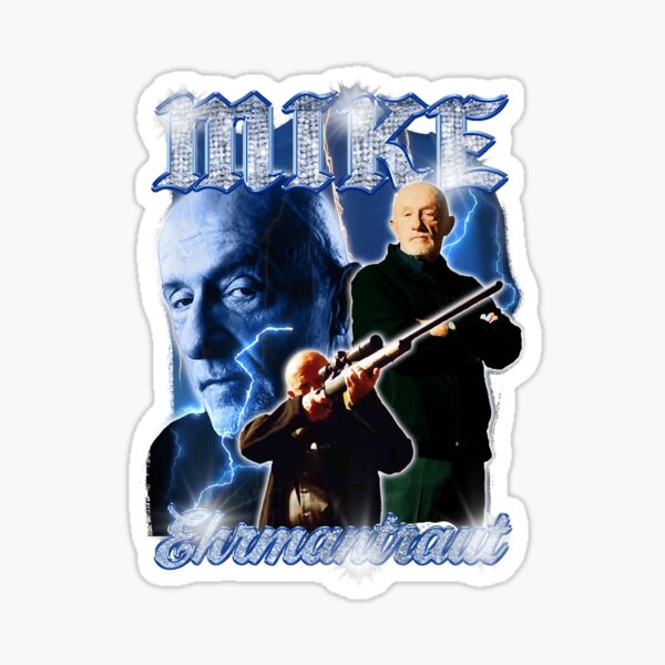 "Mike ehrmantraut breaking bad vintage 's retro bootleg" Sticker for ...