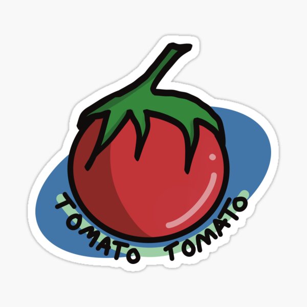 "Tomato Tomato" Sticker for Sale by rybgraphics | Redbubble