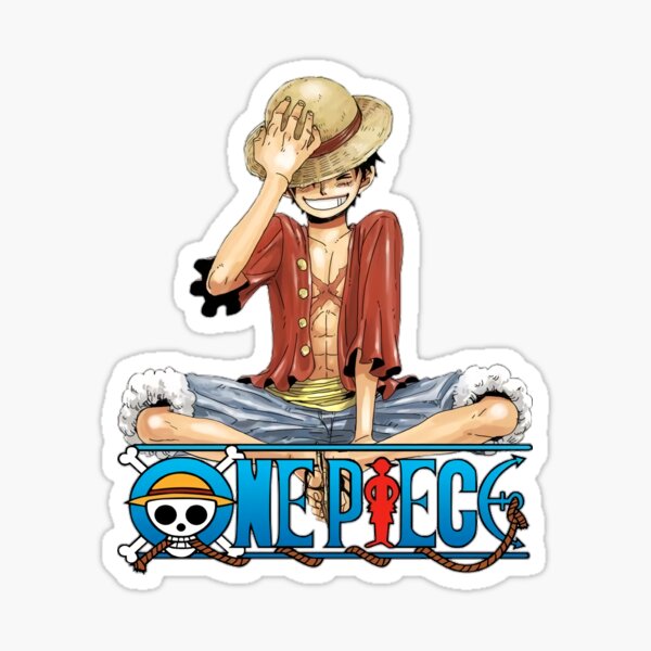 "Monkey D luffy " Sticker for Sale by Firmanmuzaky | Redbubble