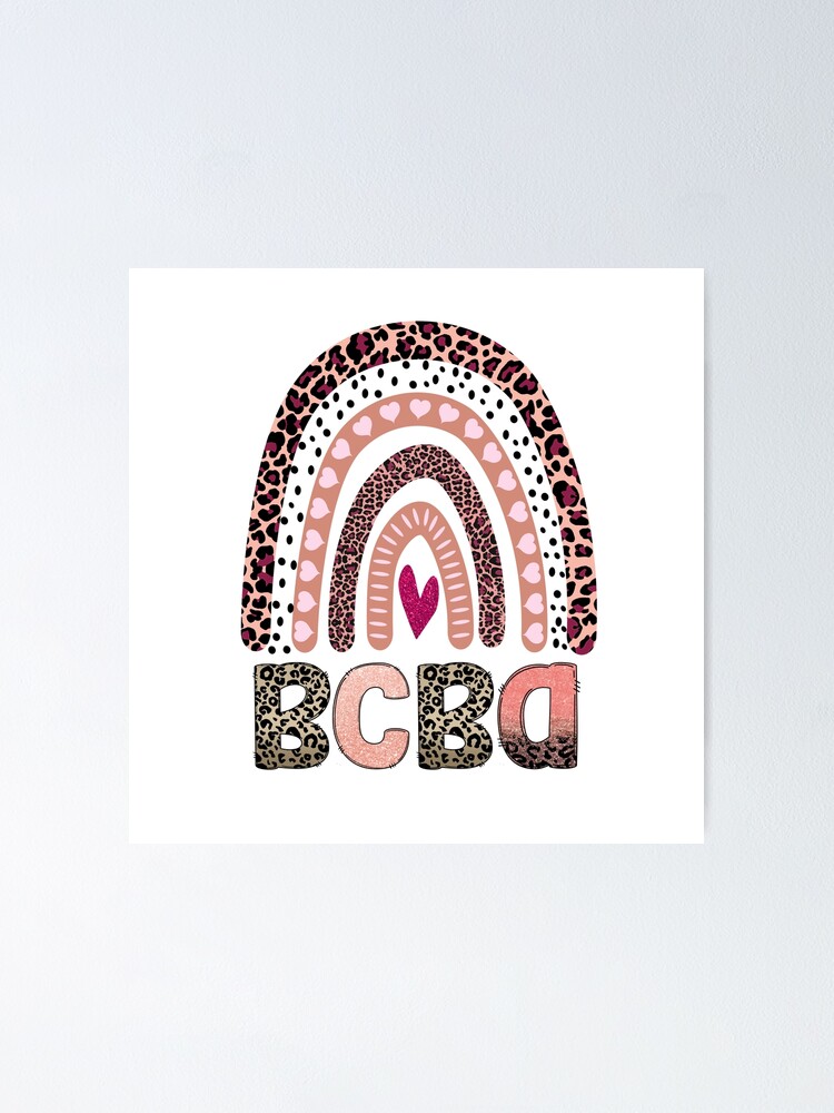 Póster «BCBA Rainbow, analista de comportamiento, análisis de ...