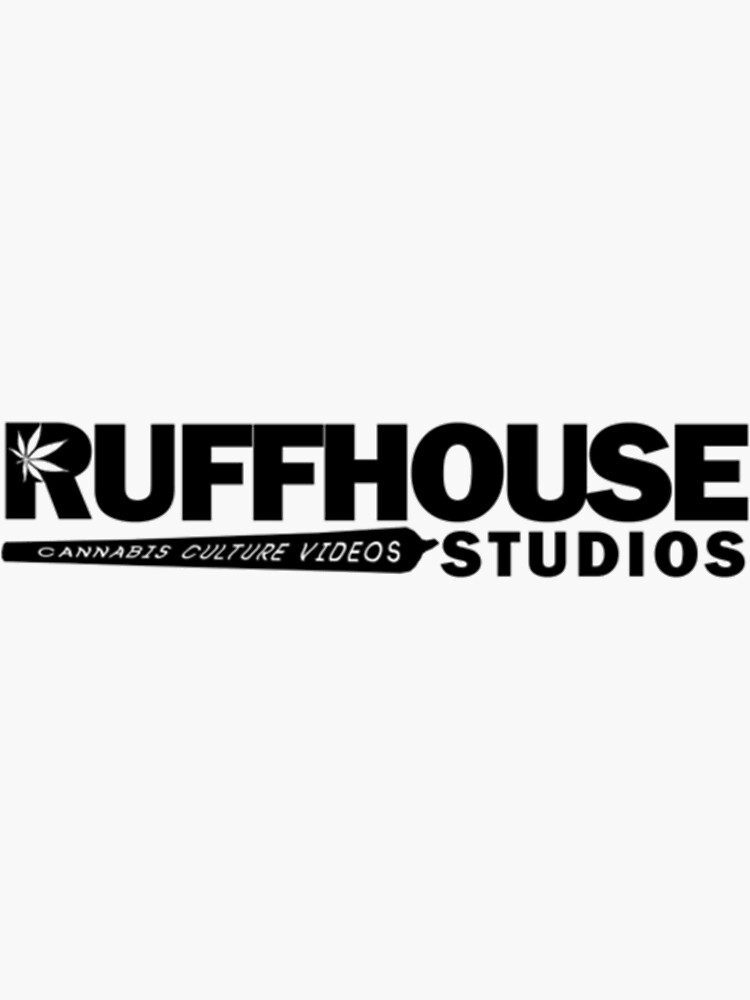 "RuffHouse Studios Premium" Sticker for Sale by RuudVandy | Redbubble