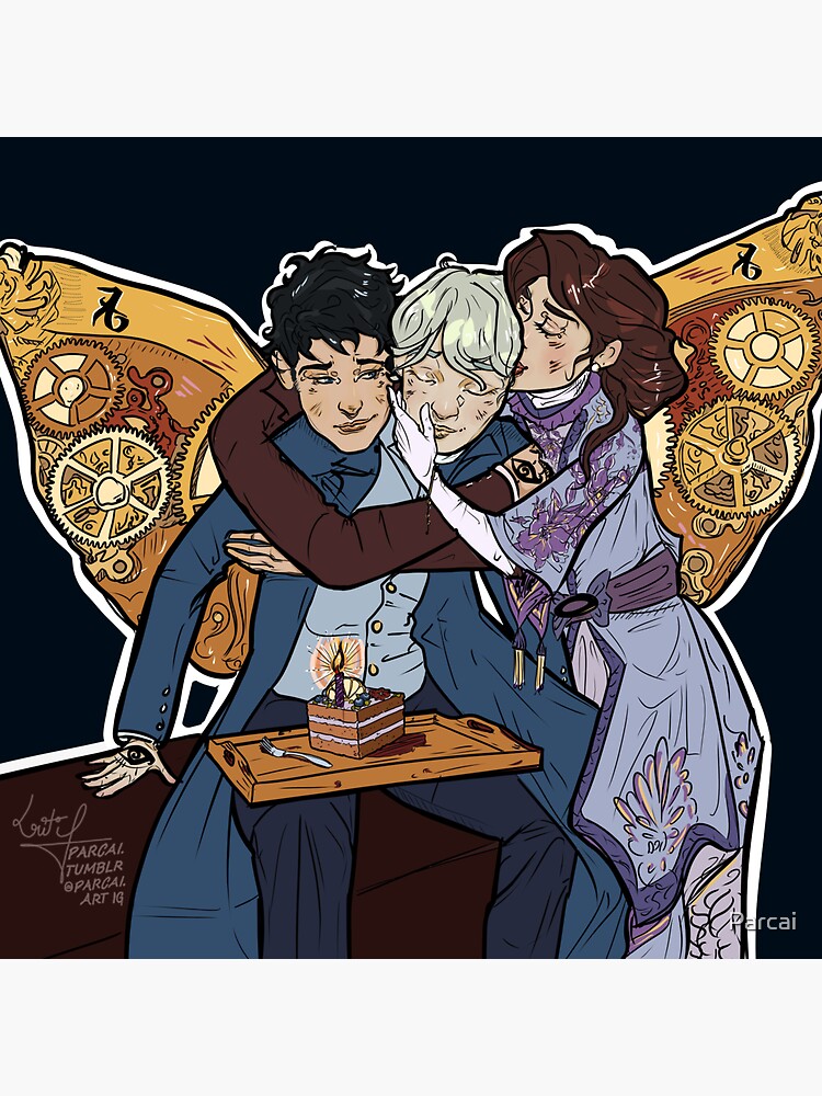 "Jem's Birthday - Herongraystairs" Sticker for Sale by Parcai | Redbubble