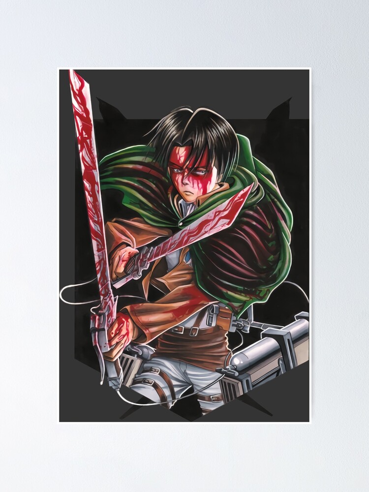 "Anime Character Captain Levi/Best Design For Men and Women" Poster for ...