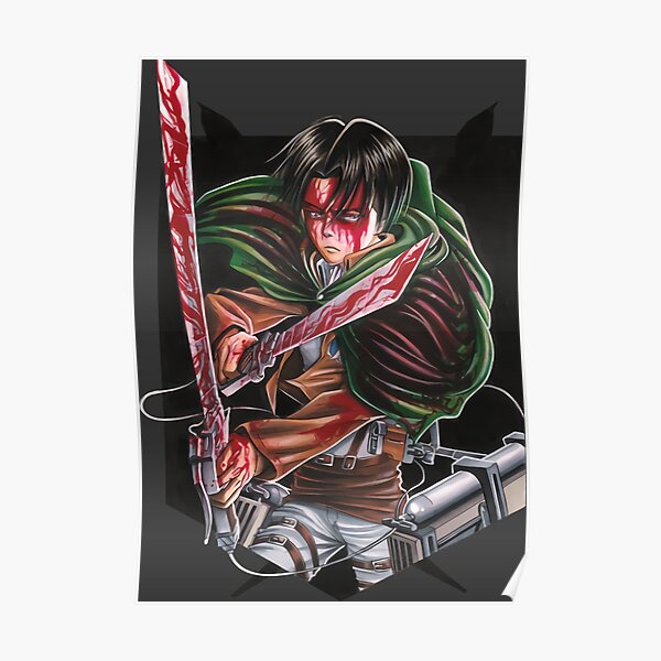 "Anime Character Captain Levi/Best Design For Men and Women" Poster for ...