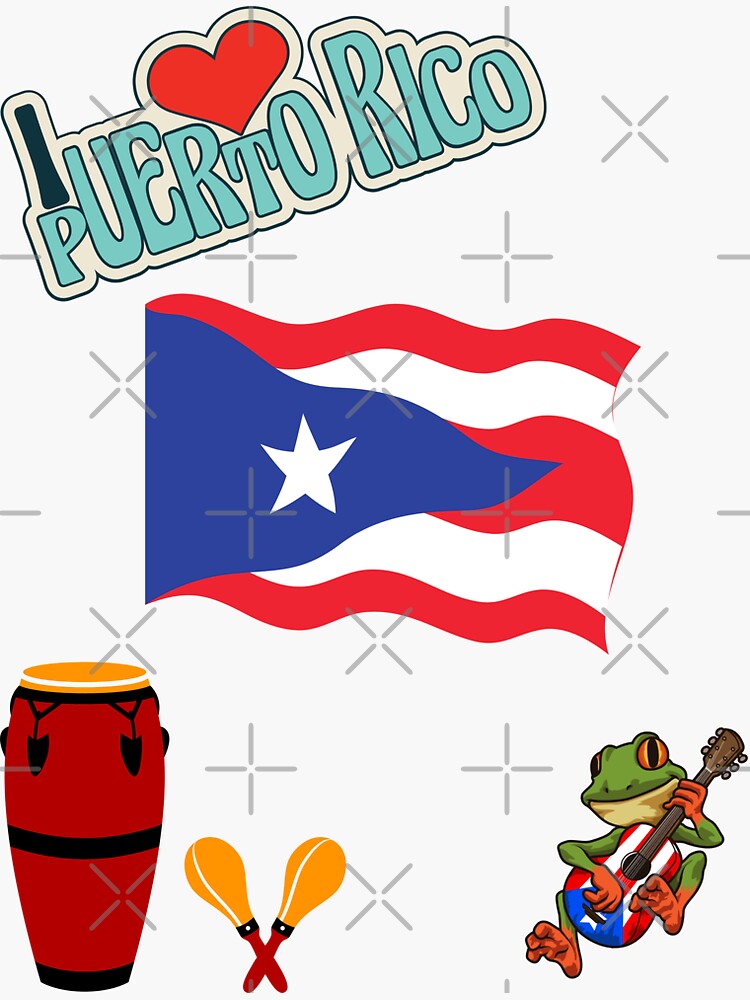 "I Love Puerto Rico" Sticker for Sale by Athena Stapleton | Redbubble
