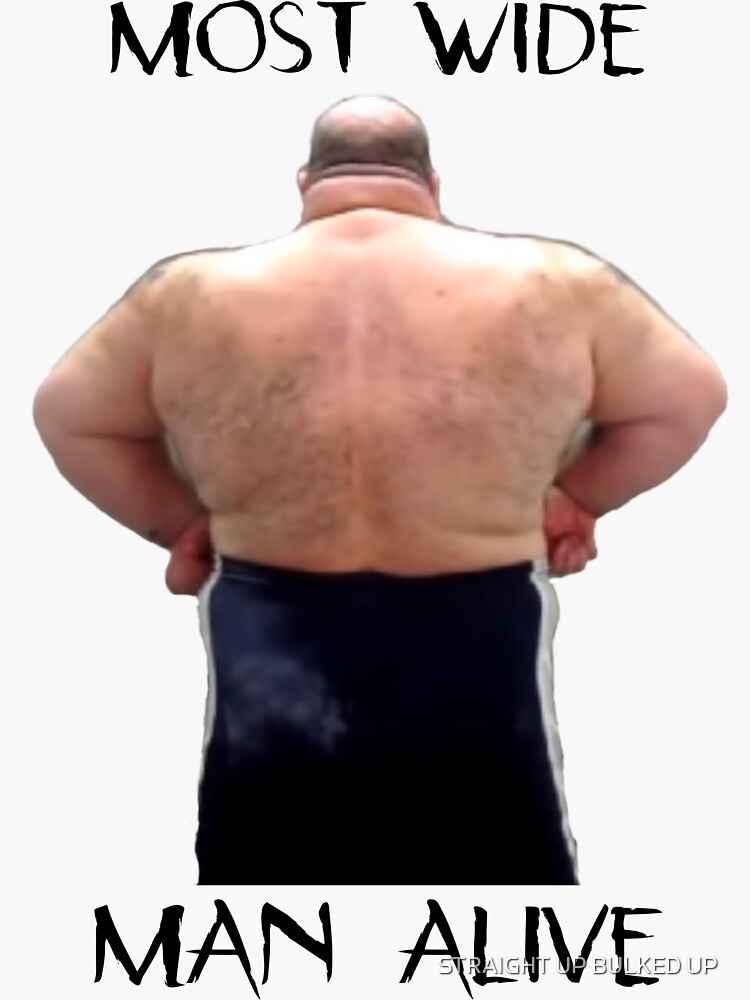 "Kyriakos Grizzly Kapakoulak | Most Wide Man Alive" Sticker for Sale by ...