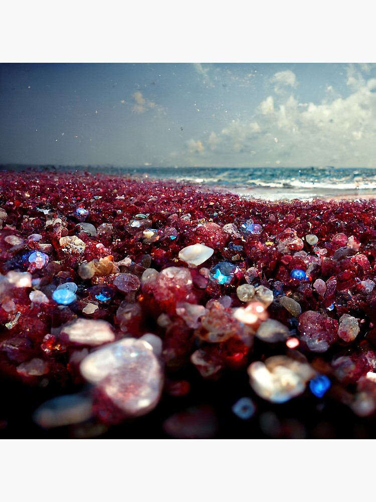 "Ruby Beaches AI Generated Art" Art Print for Sale by MeAI-Art | Redbubble
