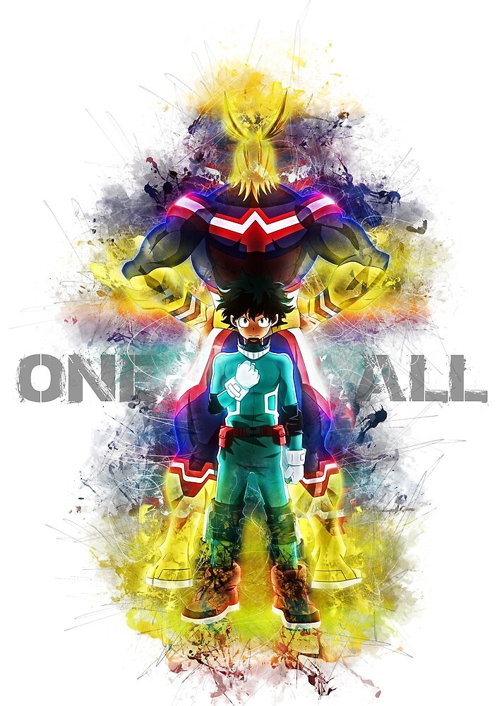 "One For All - Hero Academia" by puck4001 | Redbubble
