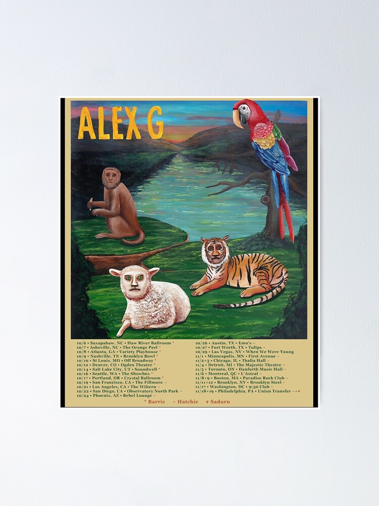 "First Day Of Alex G Vintage Style Art" Poster for Sale by ...