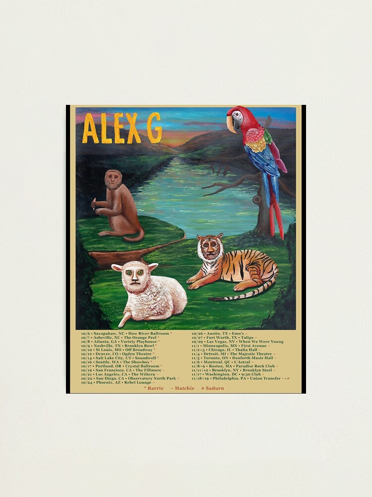 "First Day Of Alex G Vintage Style Art" Photographic Print for Sale by ...