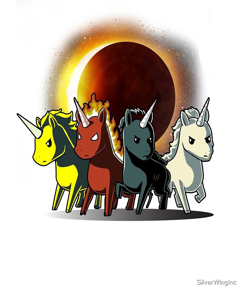 "Four Unicorns horsemen Of The Apocalypse" by SilverWingInc | Redbubble