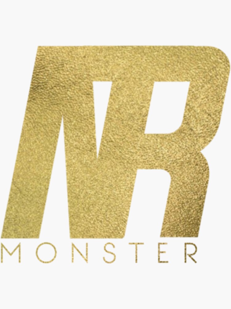 "Trend Monster Gold Foil Premium LOGO" Sticker for Sale by ...