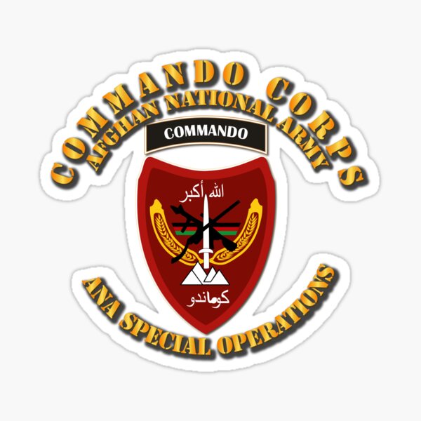 "SOF - Afghan National Army Commando Corps" Sticker for Sale by ...