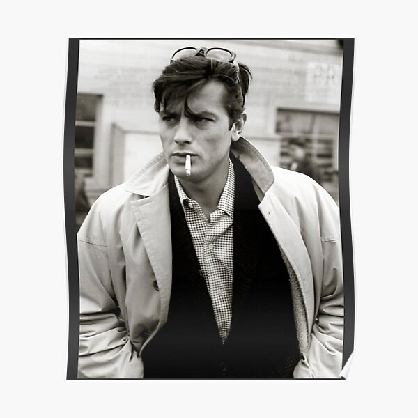"Alain Delon smoking cigarette" Poster for Sale by Palumbo570923 ...