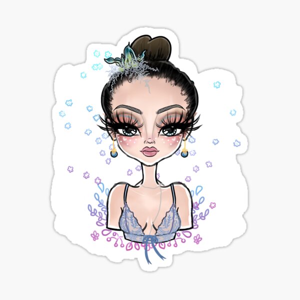 "Men Women Bella Sexy Beautiful Hadid Model Funny Men Fan" Sticker for ...