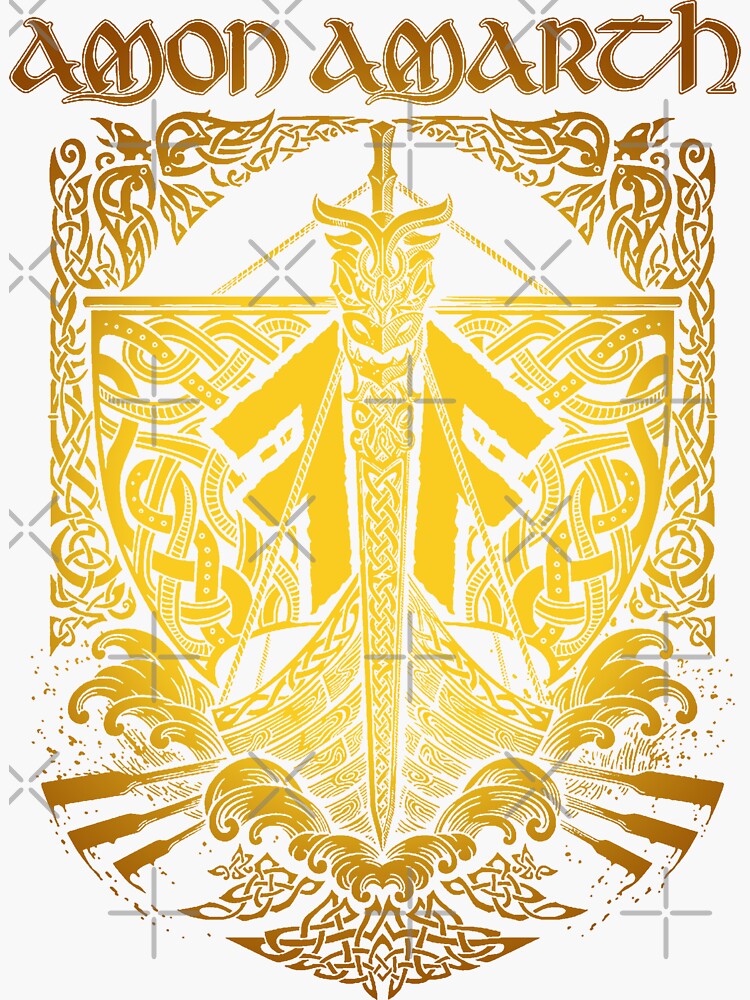 "amon amarth CLY9 - amon amarth - #1 t-shirt " Sticker for Sale by ...