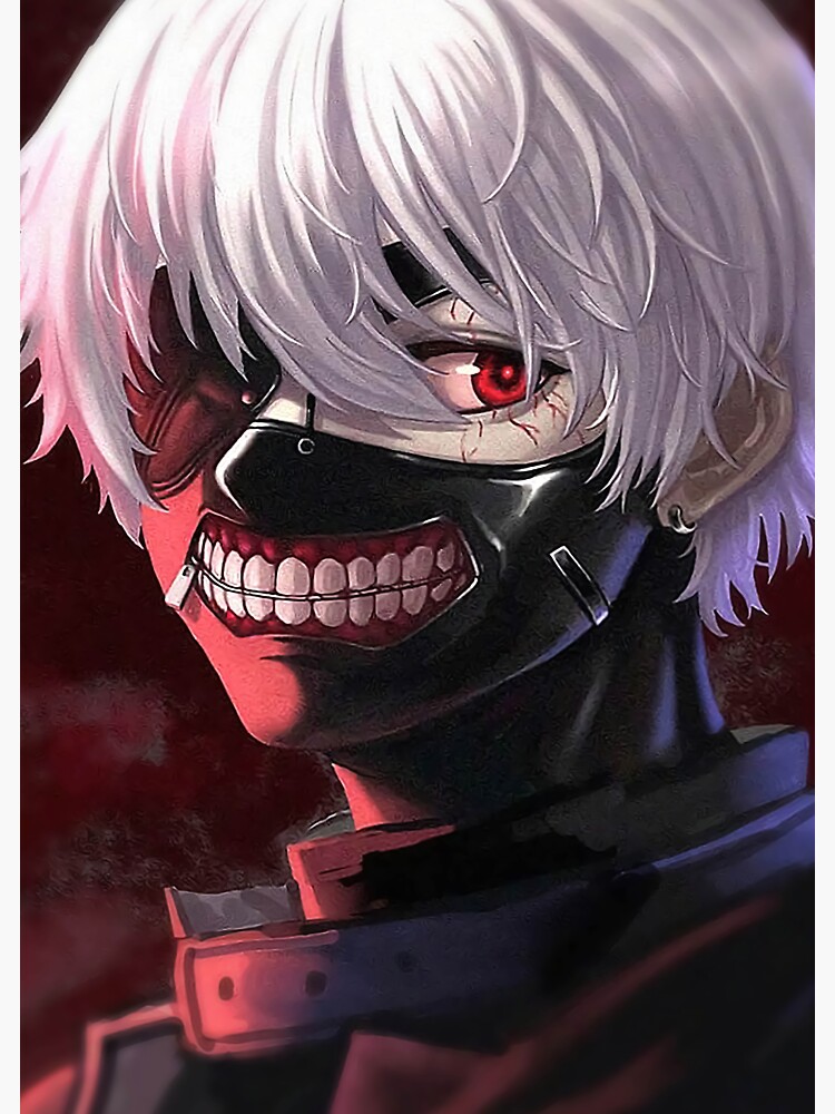 "Kaneki Ken Tokyo Ghoul Design" Sticker for Sale by rinega | Redbubble