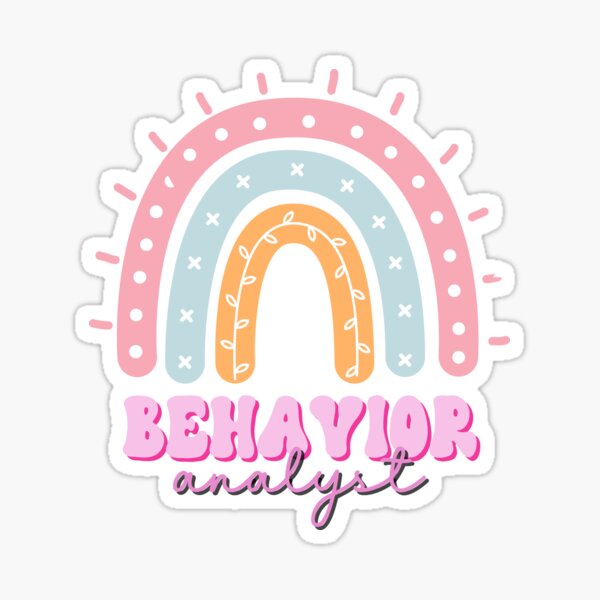 Pegatina «BCBA Rainbow, analista de comportamiento, análisis de ...
