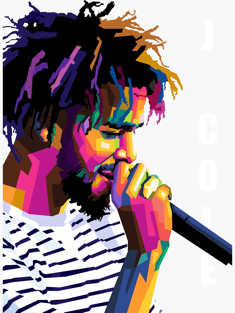 "J Cole" Sticker for Sale by Wijaya1992 | Redbubble