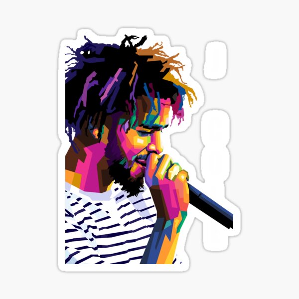 "J Cole" Sticker for Sale by Wijaya1992 | Redbubble