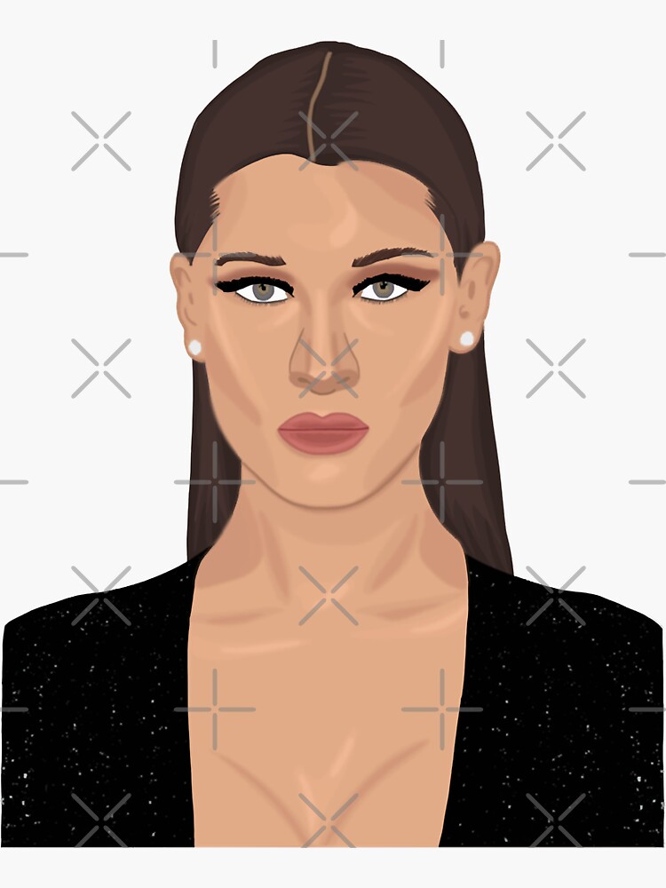 "People Call Me Bella Sexy Beautiful Hadid Model Gift For Fan" Sticker ...